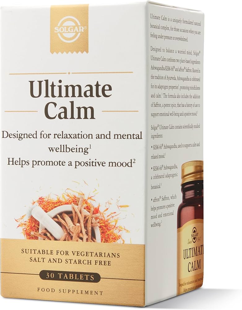 Ultimate Calm Daily Support 30 Vegetable Capsules – Elixir Health ...