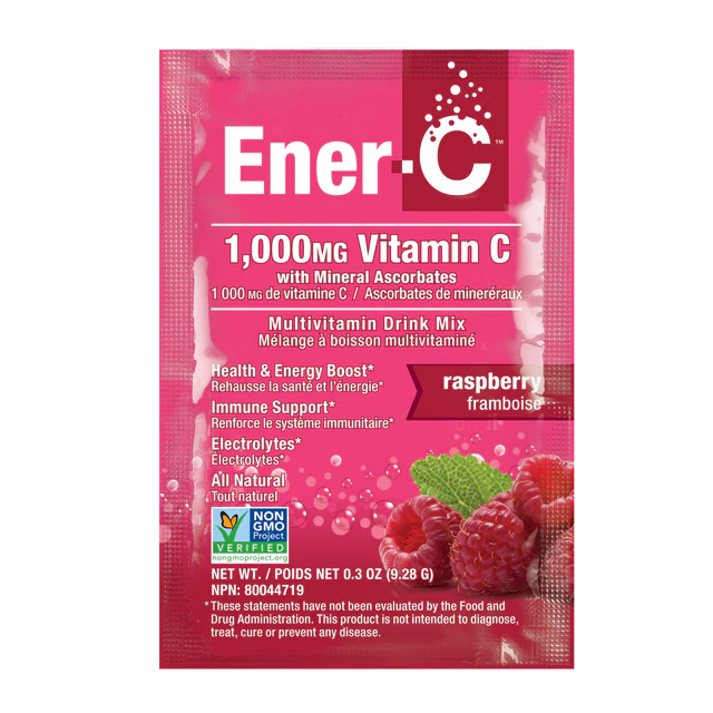 Ener-C Multivitamin Drink Mix 30 Sachets | 1,000mg Vitamin C - Rasberr ...