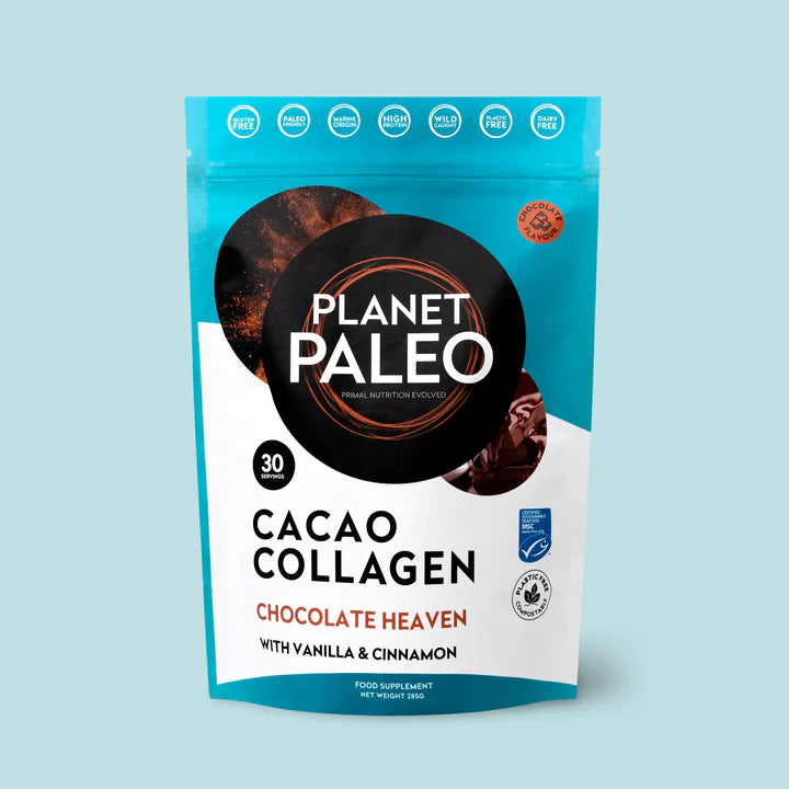 Planet Paleo Cacao Collagen Powder- 30 servings – Elixir Health & Wellbeing