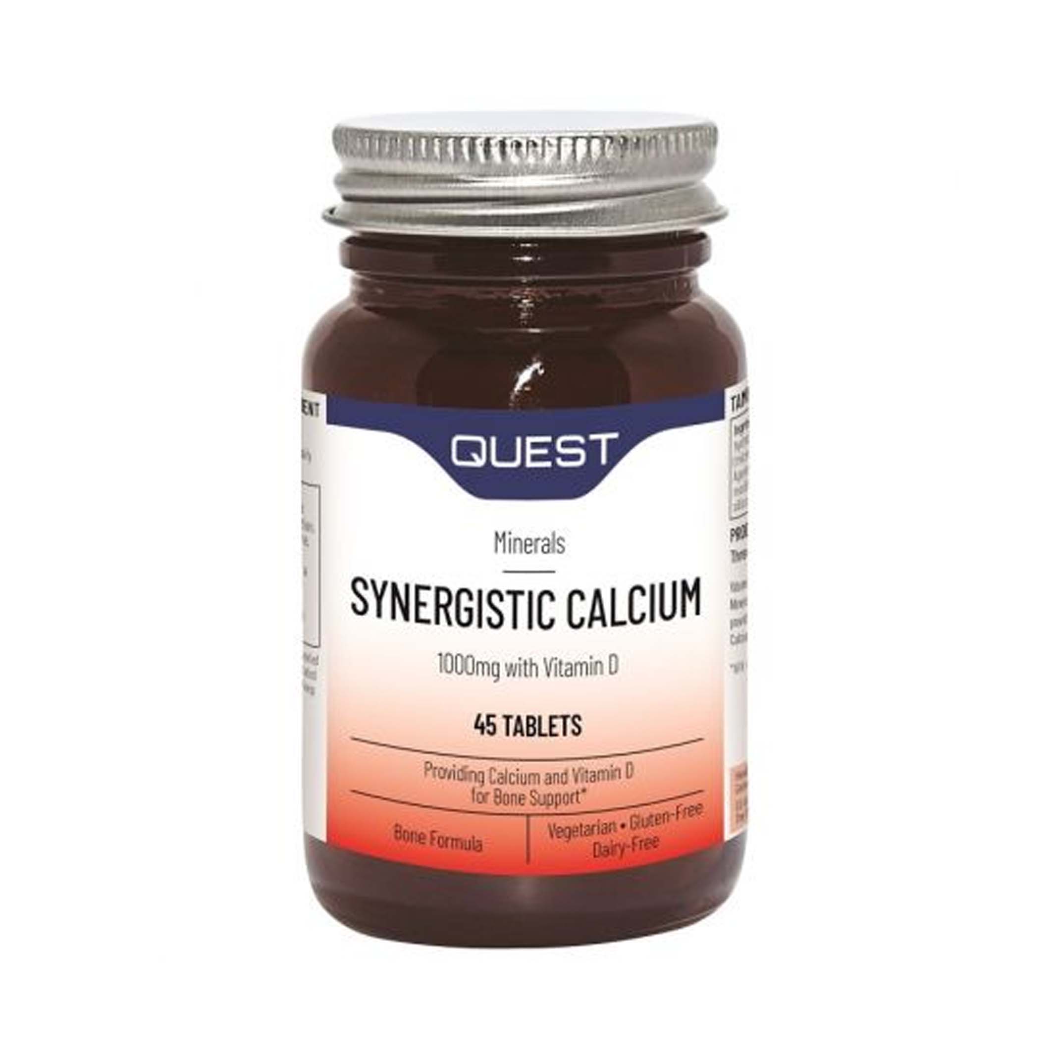 Quest Calcium 1000 mg with Vitamin D 45 Tablets - Elixirhealth.co.uk ...