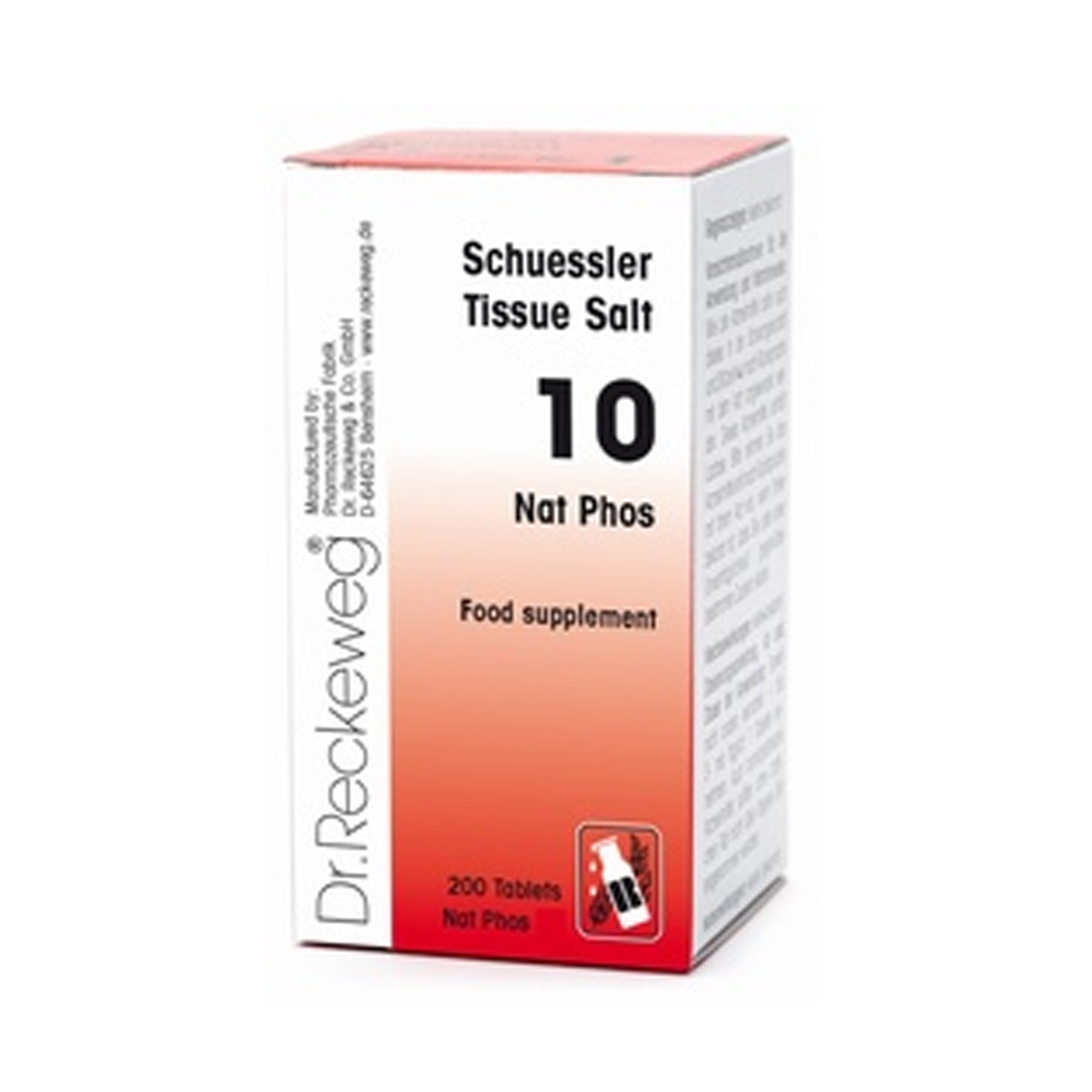 Schuessler Tissue Salt 10 Nat phos 200 tablets - Acidity, Heartburn ...