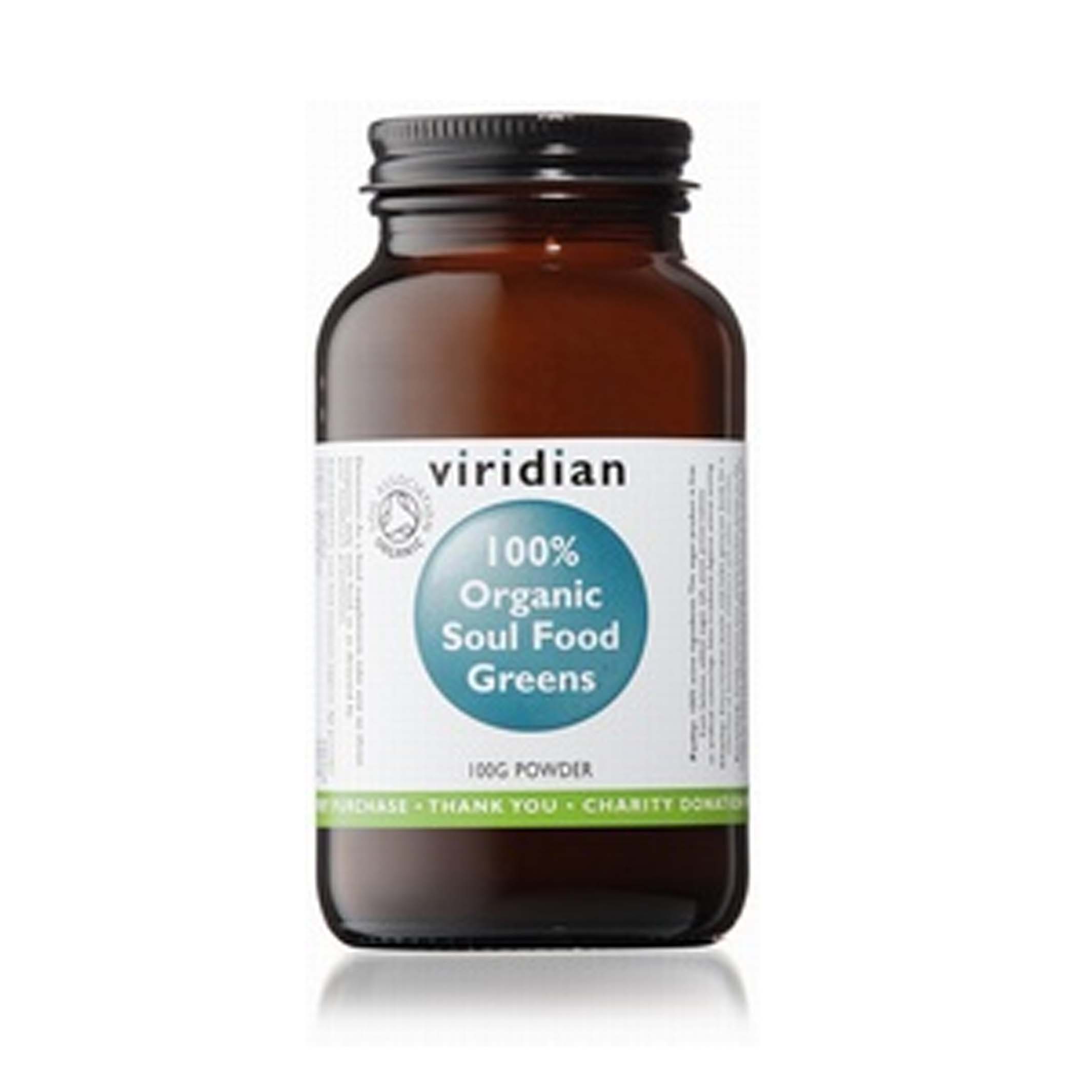 Viridian Soul Food Greens Organic Powder 100g | Elixirhealth.co.uk ...